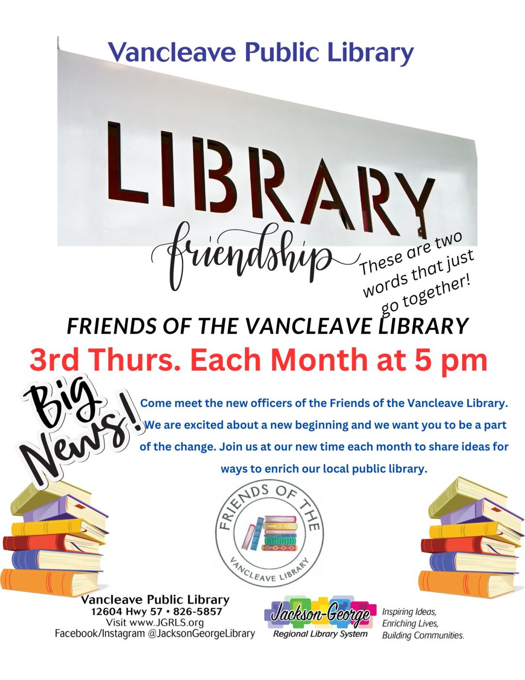 Vancleave Events - Jackson-George Regional Library System
