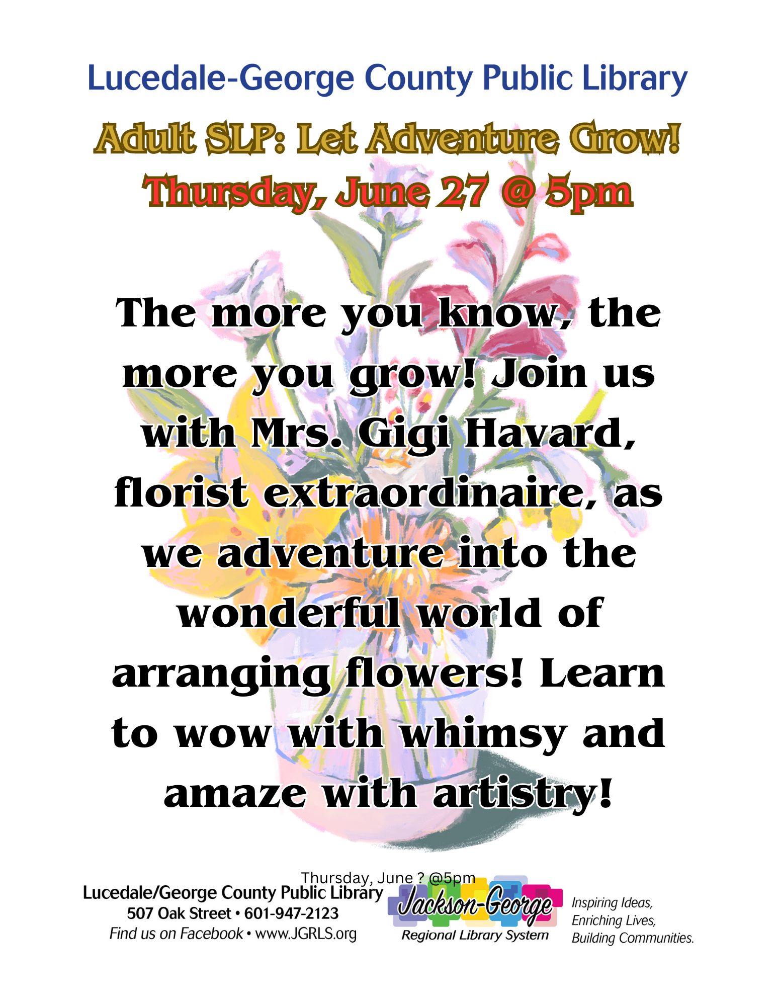 Lucedale Events - Jackson-George Regional Library System