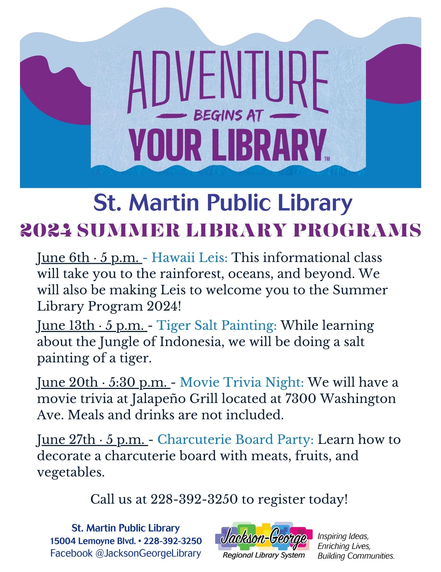 St. Martin Events - Jackson-George Regional Library System