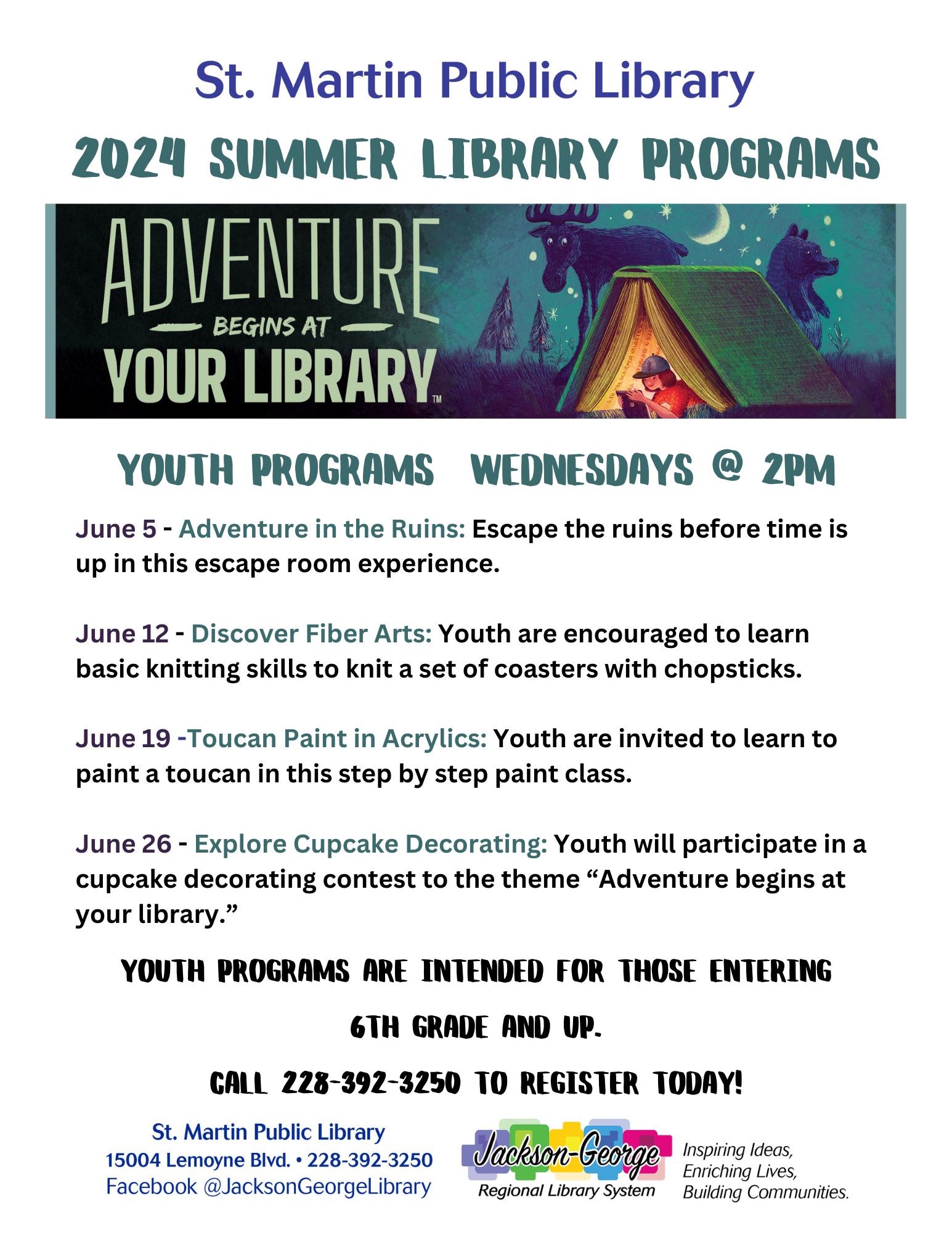 St. Martin Events - Jackson-George Regional Library System