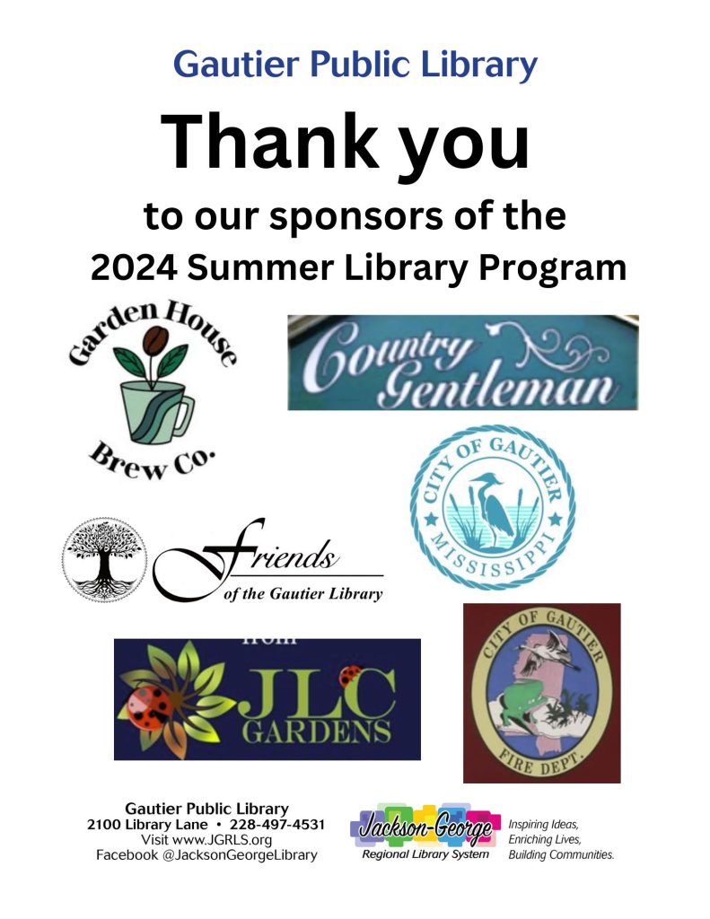 Kathleen McIlwain Public Library of Gautier - Jackson-George Regional ...