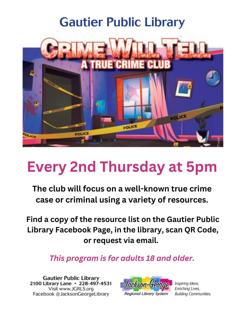 Gautier Events - Jackson-George Regional Library System